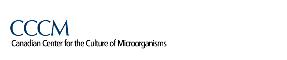 CCCM | Canadian Center for the Culture of Microorganisms