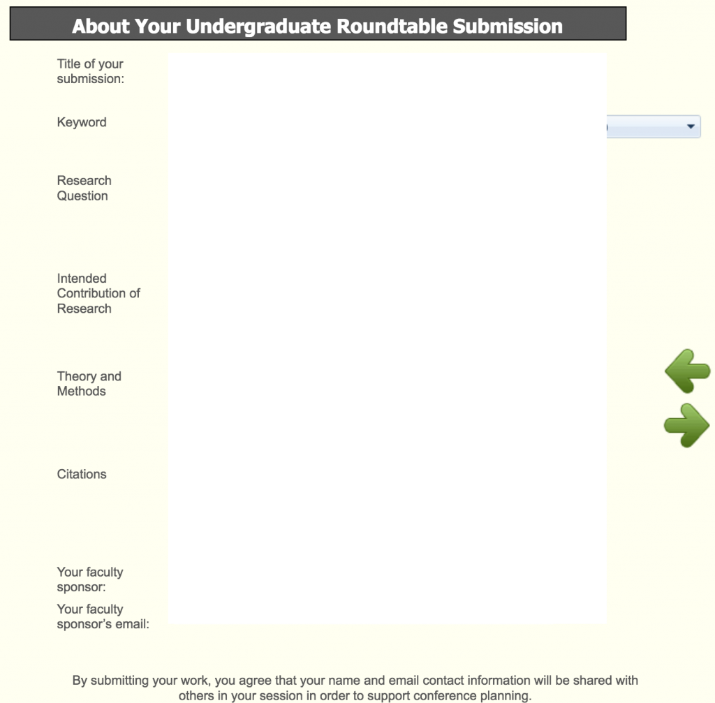 An example of the submission process | Sociology Peer Advising