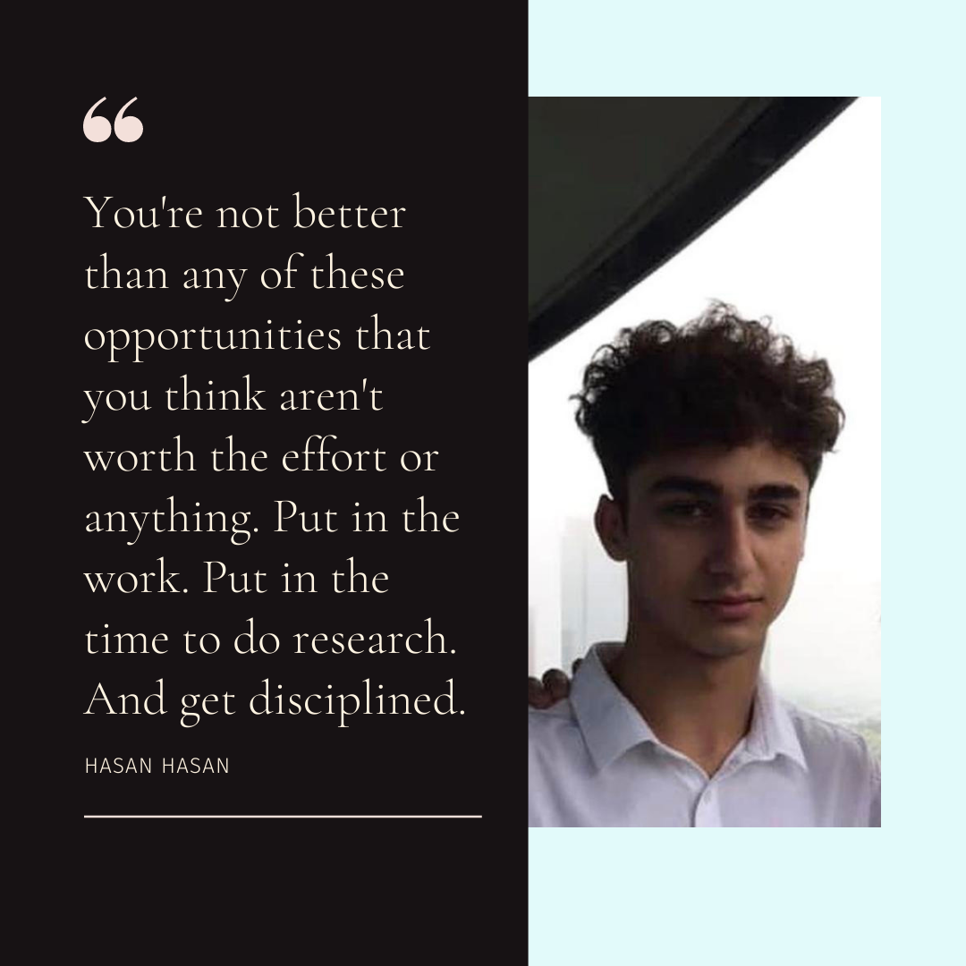 Hasan Hasan – Undergraduate Research Spotlights