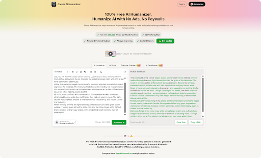 Clever AI Humanizer Review | How to Humanize AI-Generated Text - TechNut